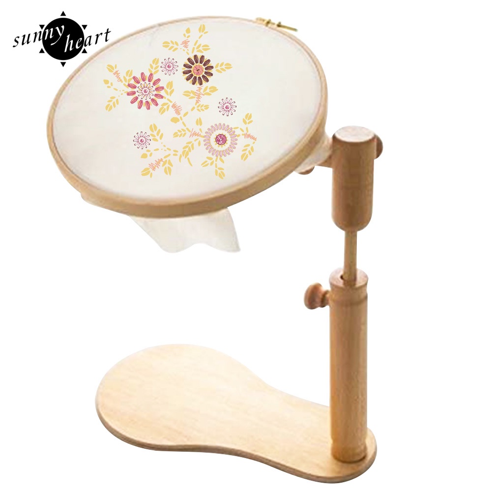 SYS-30cm Standing Embroidery Hoop Frame 360 Degree Rotating Cross ...