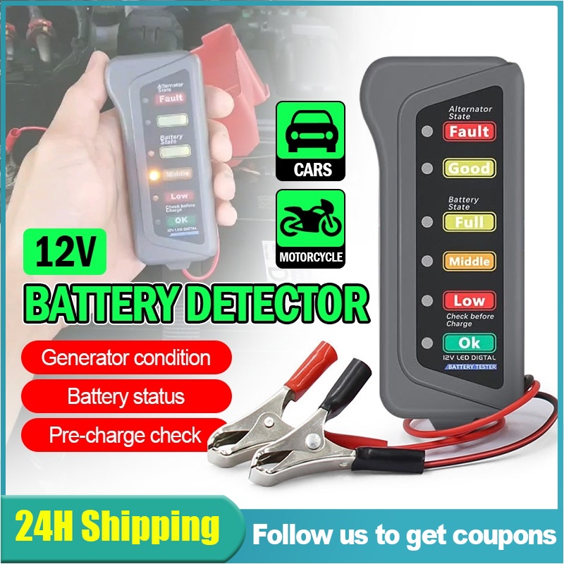 12V Multifunctional Battery Testers Auto Repair Industry Detection Test ...