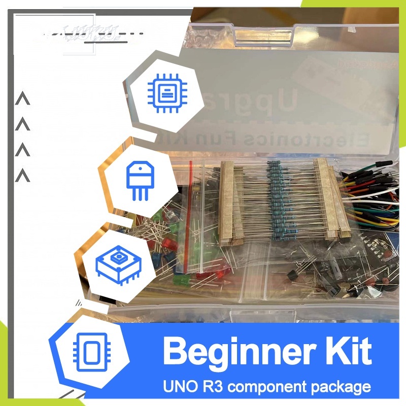 830 Tie Points Breadboard Set Electronic Component Basic Starter Kit Resistor Capacitor Shopee