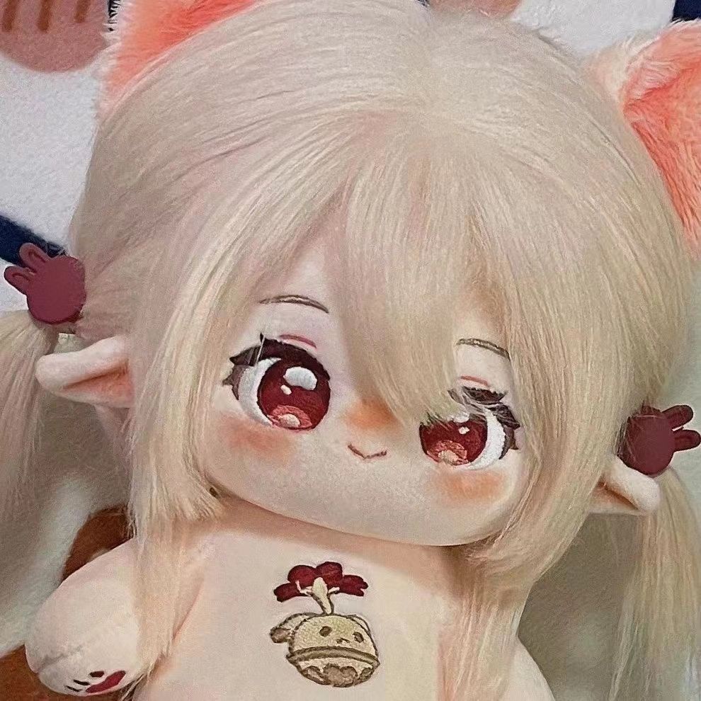 Genshin Impact Klee Plush Doll 20cm Cute Cotton Dress Up Doll Game ...