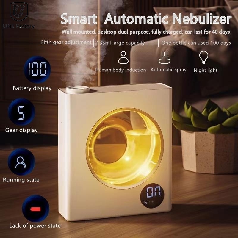 Automatic Aroma Diffuser Air Freshener Spray Smart Nebulizer Home ...