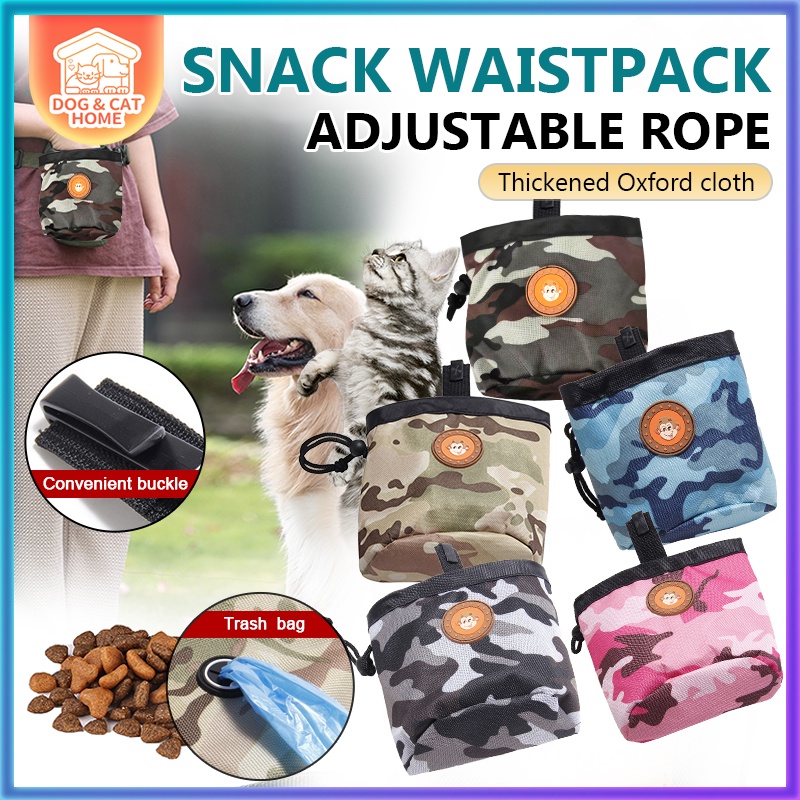 Pet Dog Puppy Pouch Walking Food Treat Snack Training Pocket Waist Storage Bag | Shopee Philippines