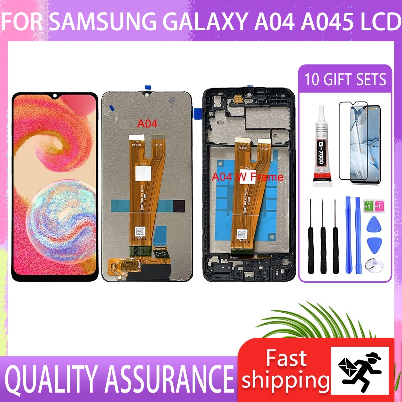 Original For Samsung Galaxy A04 A045 A04S A04E LCD Display Screen Display Touch Screen With ...