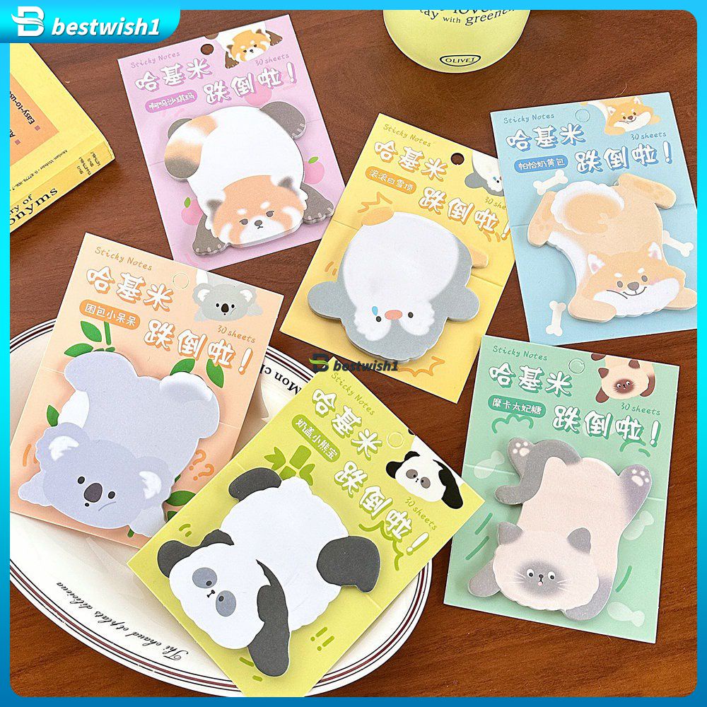 Cute Special-shaped Sticky Note Student Girl Heart Cartoon Animal High ...