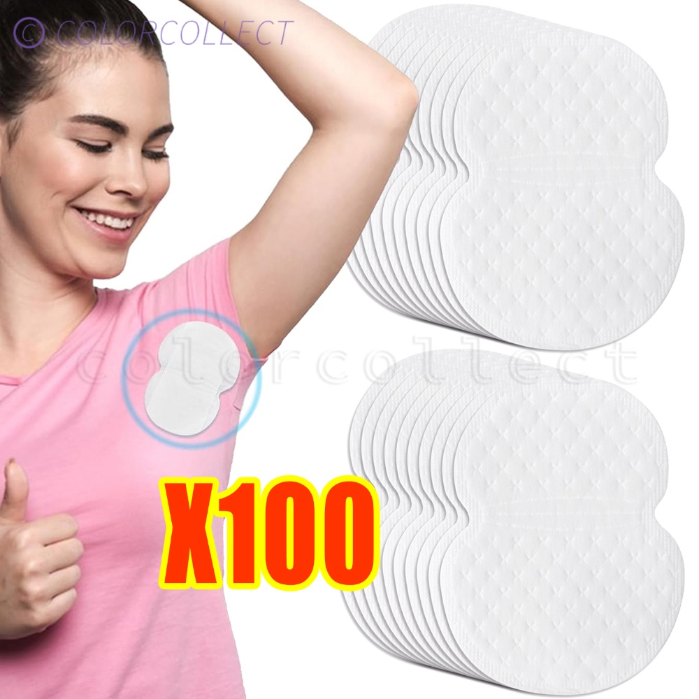 100pcs Disposable Underarm Sweat Absorbing Stickers/ Comfortable and ...