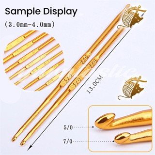 YT Gold Crochet Double End Hook Dhook 1/0-5/0Mm | Shopee Philippines