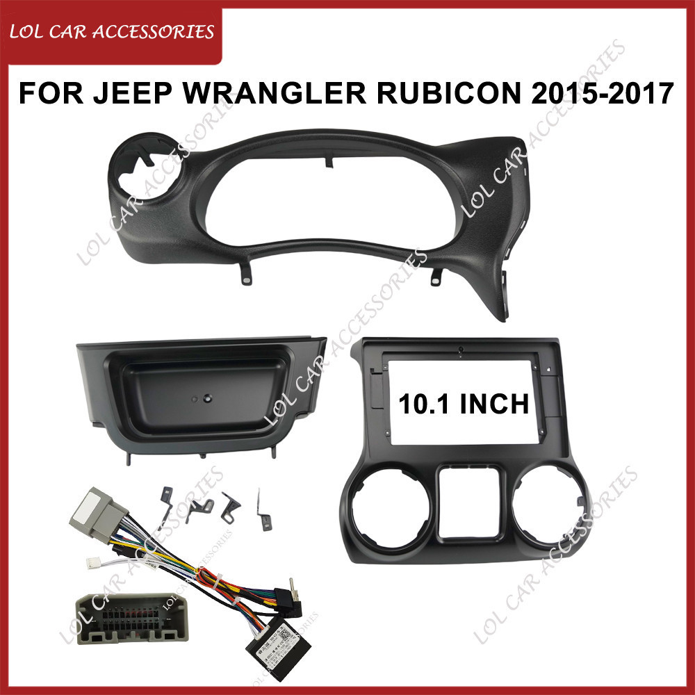 LHD 10.1 Inch For Jeep JEEP WRANGLER RUBICON 2015-2017 Car Radio Stereo ...