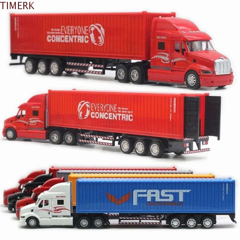 TIMERK Transport Vehicle Toy, Alloy Model Vehicle Toy Container ...