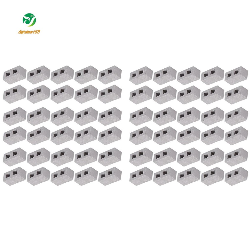 60 Packs Cinder Blocks 1/12 Scale Mini Bricks Concrete Miniature Bricks ...