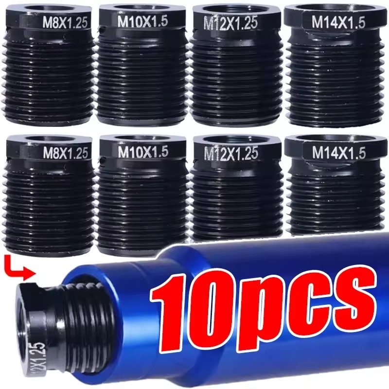 M8-M14 Car Gear Shift Head Adapter Connector Aluminum Alloy Shift Knob ...