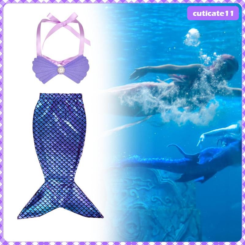 [Cuticate1] Mermaid Tail Costume Halloween Costume for Toddlers Theme ...