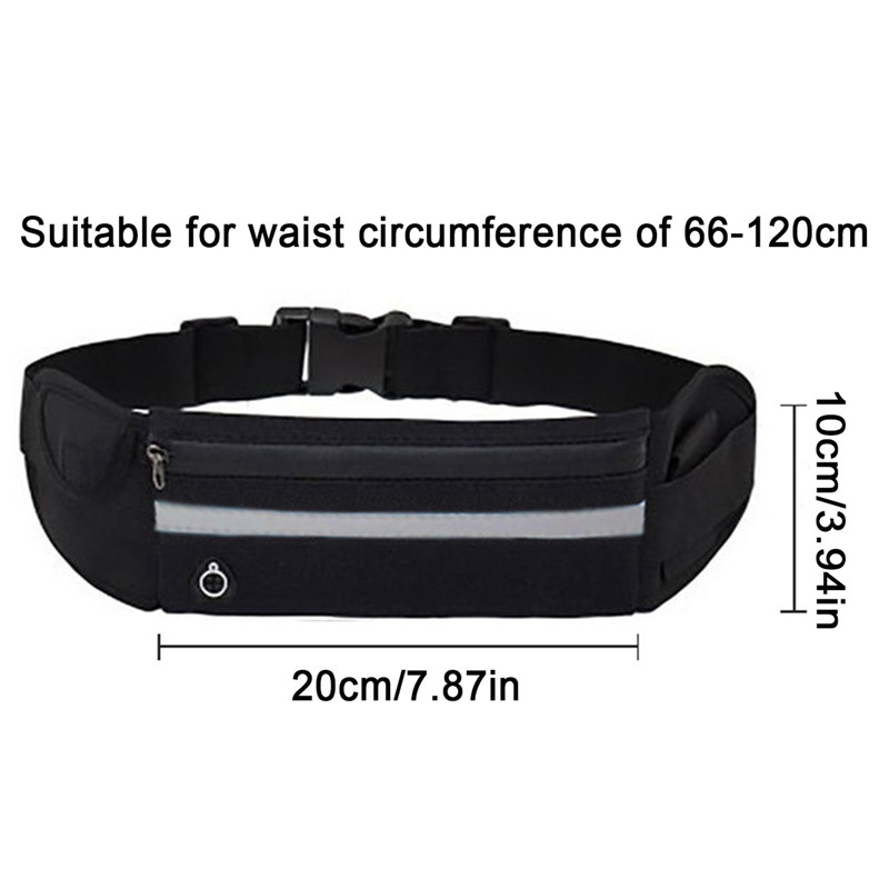Waterproof Running Belt For Women And Men Money Belt Fitness Waist Bag ...