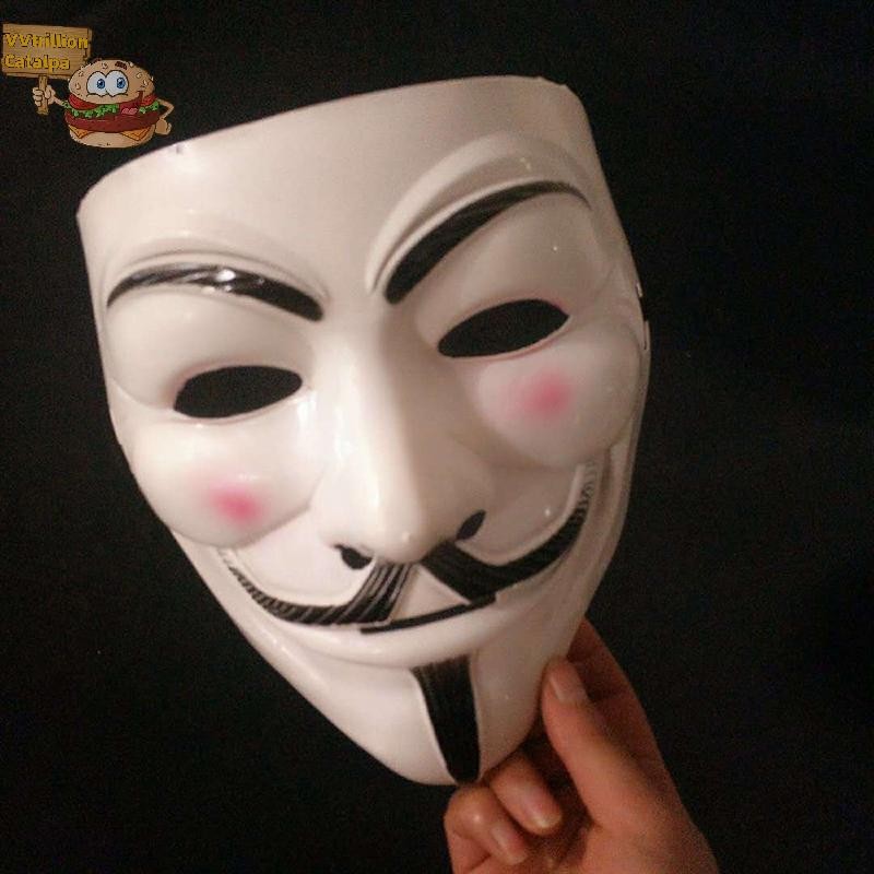 Vv V for Vendetta Mask Halloween Horror Masks Party Masks Masquerade ...