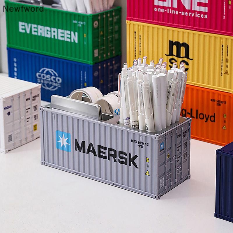 [Newfword] Creative 1:30 Shipping Container Desktop Stationery Storage ...