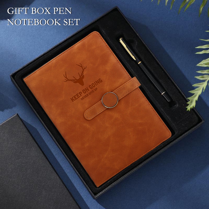 A5 Notebook+gift box+pen Daily Weekly Planner Agenda Business Notepad ...