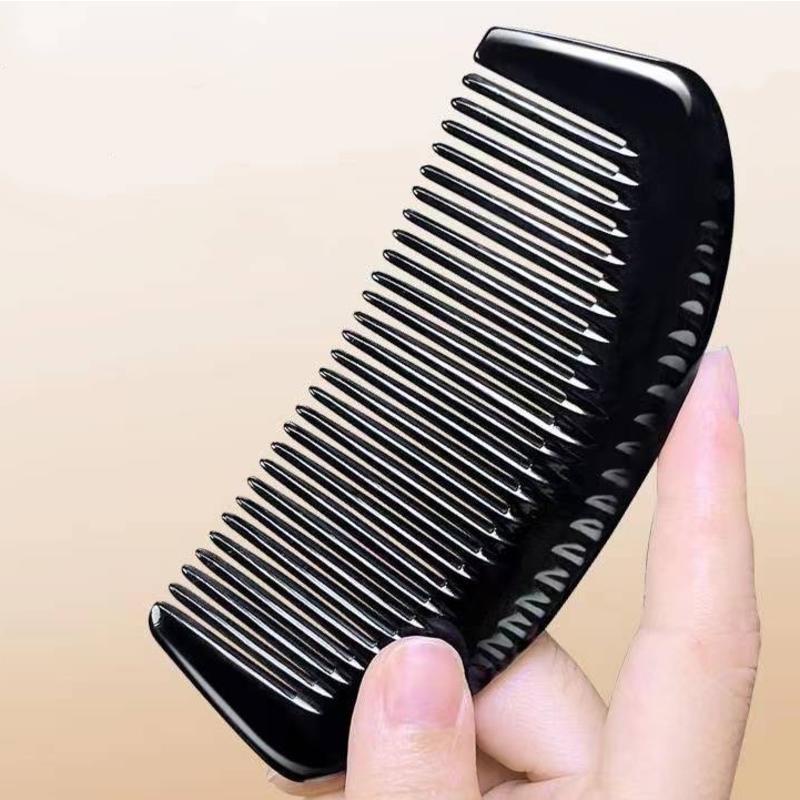 Natural Black Buffalo Horn Hair Comb Handmade Premium Quality Anti ...