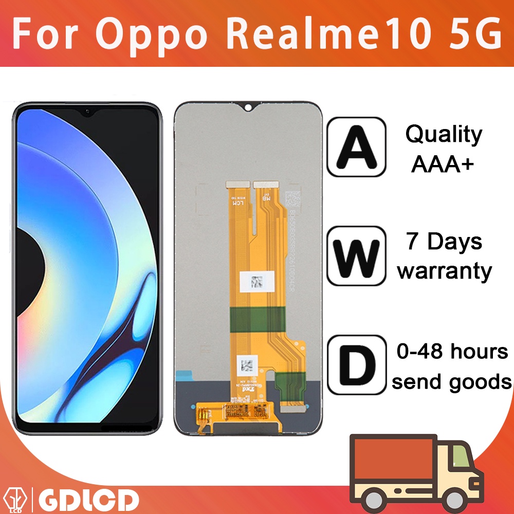 For OPPO Realme 10 5G LCD Display Touch Screen Digitizer Assembly ...