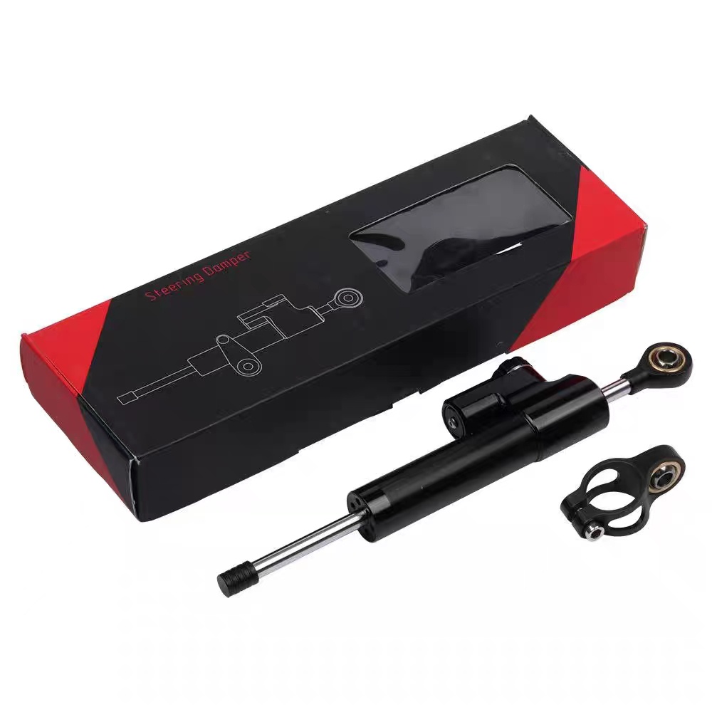 Universal Titanium Ruler Motorcycle Shock Absorber Directional Steering ...