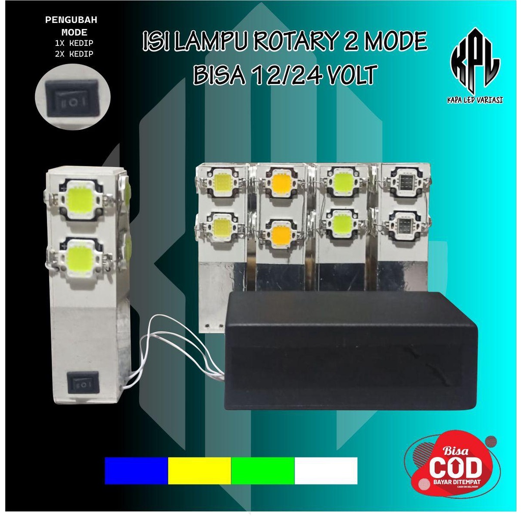 Contents OF ROTARY LIGHTS 2 MODES + MODULE 1X FLASHING 2X VOLTAGE ...