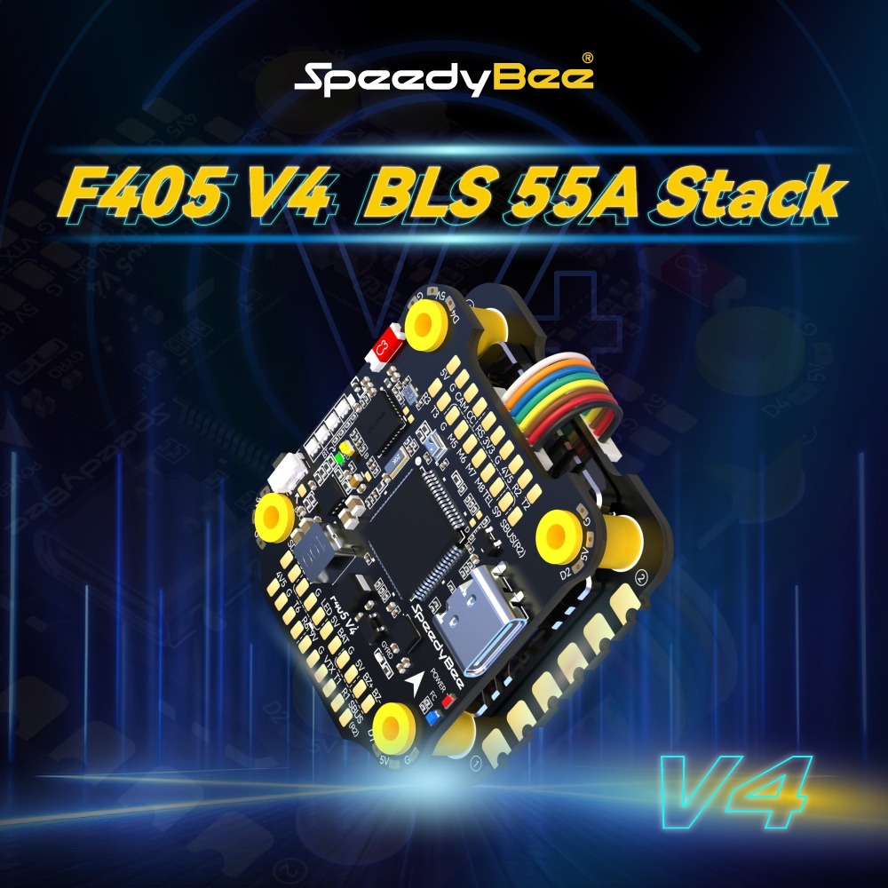 SpeedyBee F405 V4 55A 3-6S FPV 30mm Stack ICM42688P F405 Flight ...