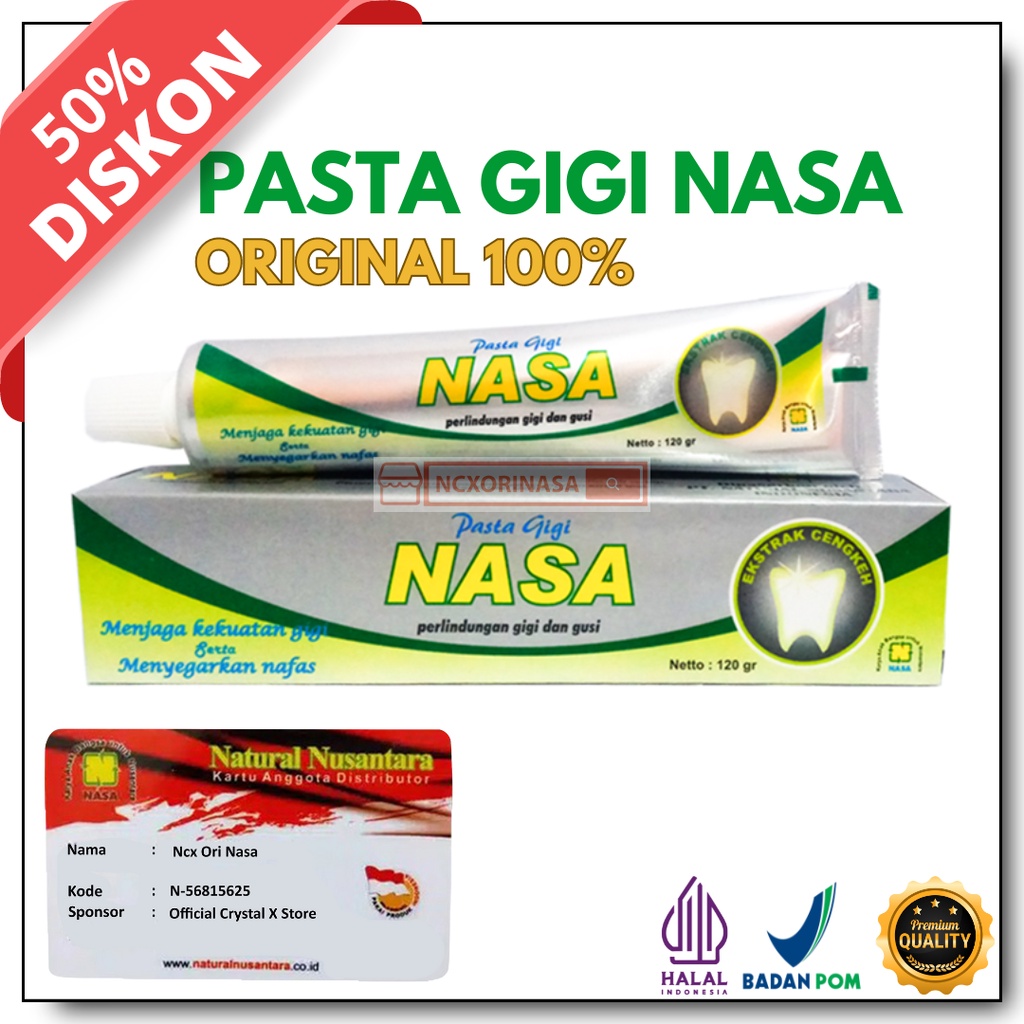 Nasa Toothpaste Toothpaste Toothpaste ORIGINAL NASA Toothpaste | Shopee ...