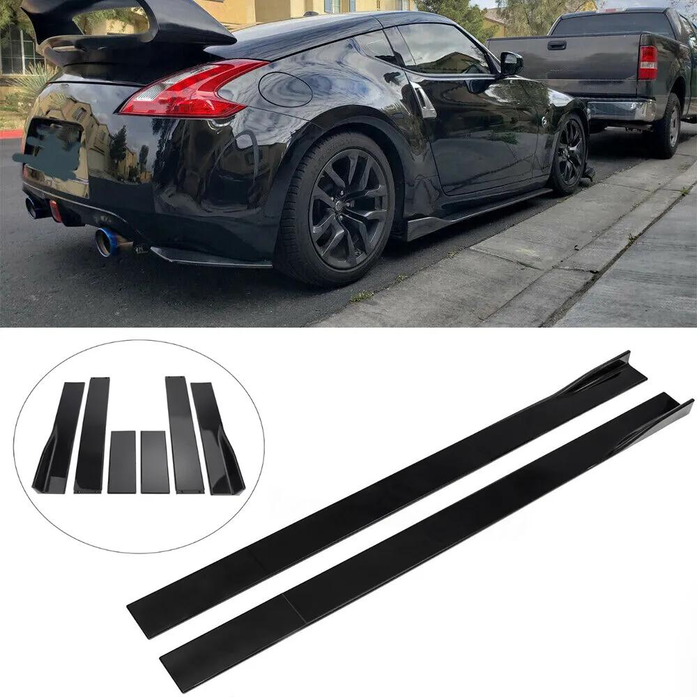 LANTOP For Nissan 350Z 370Z 2006-2020 78.7" Side Skirt Splitter Spoiler ...