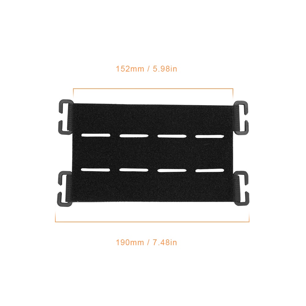 【GET】Mini Patch Board Molle Patch Panel Molle Strips Hook Loop Molle ...
