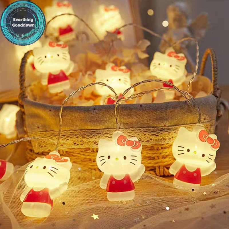 EVERTHING Cartoon Character Led Strip Lights Cat Light Decoration Hello ...