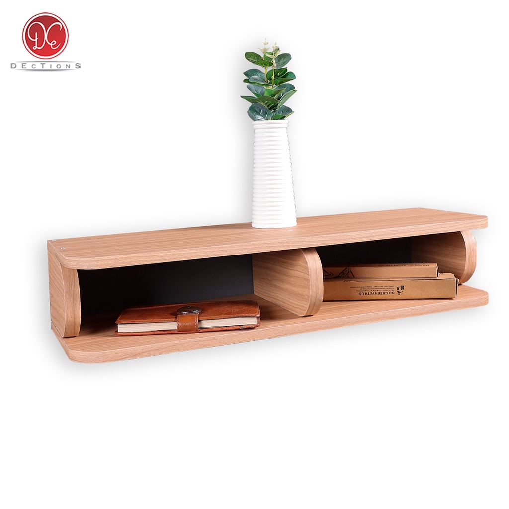 Dections Multipurpose Hanging Bookshelf TV Remote Modem WiFi Desk ...