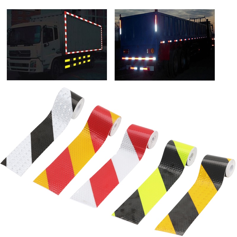 1/3Meters Safety Caution Reflective Tape Warning Tape Sticker self ...