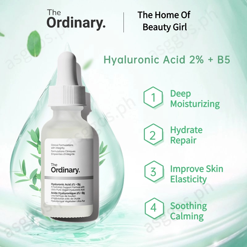 The Ordinary Hyaluronic Acid 2% +B5 Serum Facial Lift Firm Plump ...