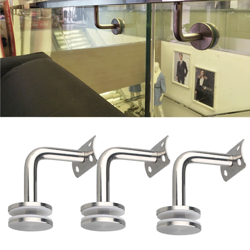 Handrail Holder Bracket Stainless Steel Glass Handrail Bracket Clamp ...