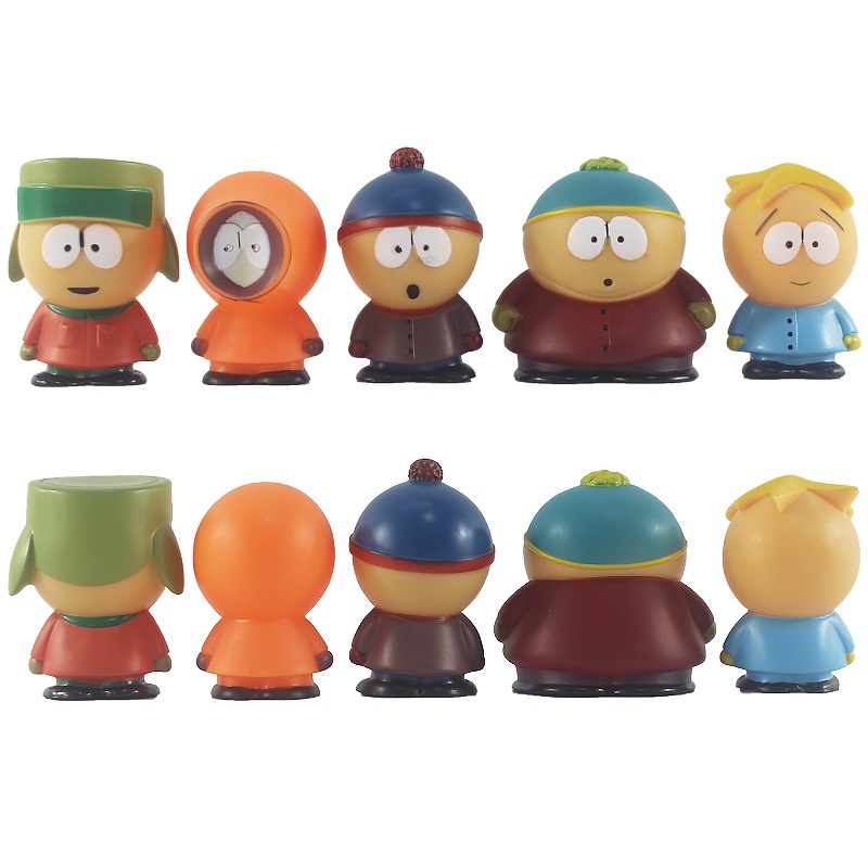 5 Pcs/Set South Park Figures Kenny McCormick Eric Cartman Stan Marsh ...
