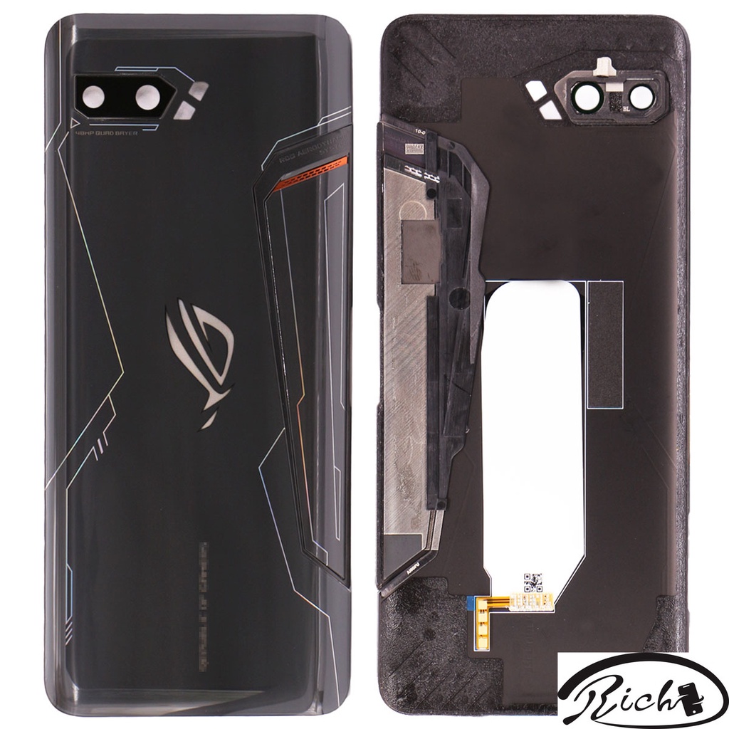 Battery Cover Back Glass For Asus ROG Phone 2 ZS660KL With Camera Lens ...