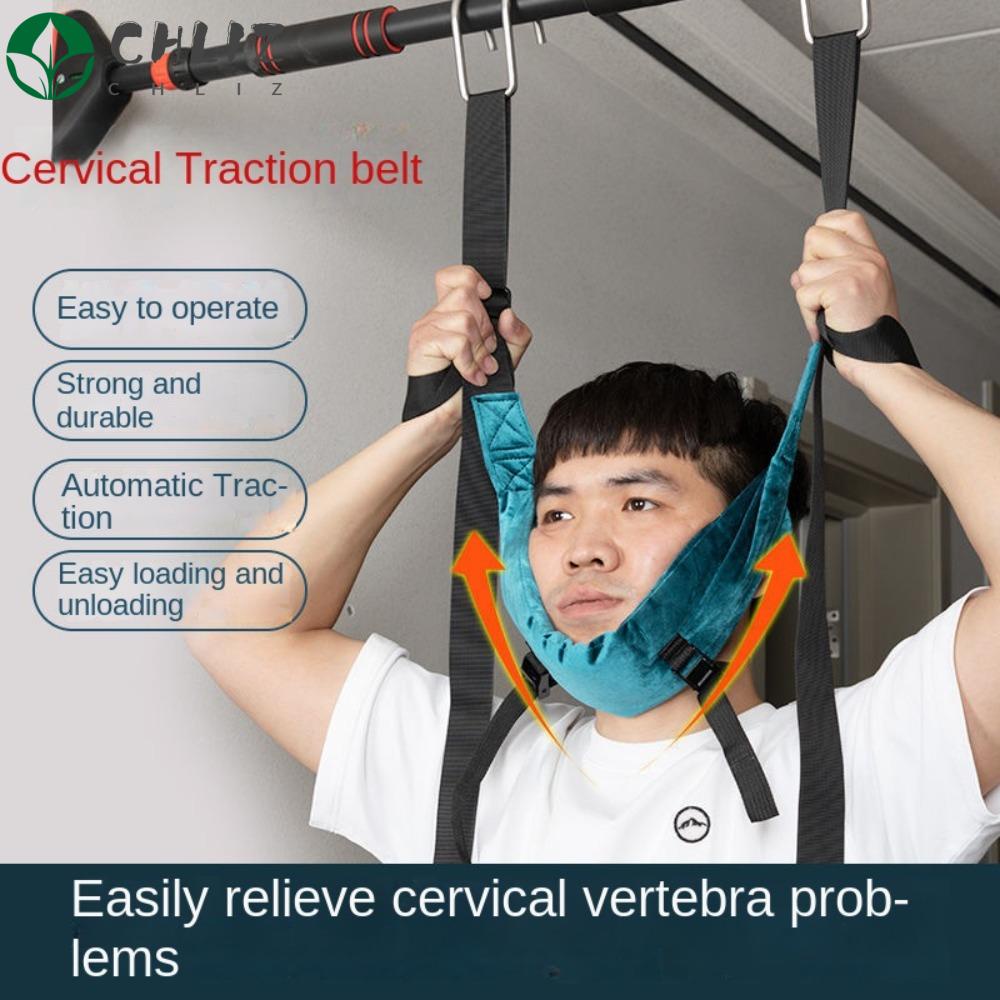 CHLIZ Cervical Neck Traction Belt, Correction Vertebrae Decompression ...