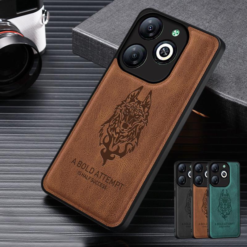 For Tecno Spark Go 2024 Bg6 Phone Case Simplicity Leather Tpu Cover Shopee Philippines