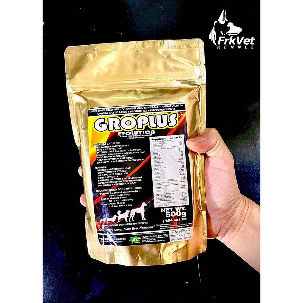 Gro Plus Multivitamins For Dogs Overall Health Performance with CGF ...