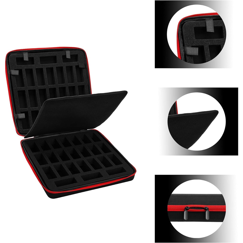 Miniature Storage Sturdy Carrying Figure Case with 48 Slot Figurine ...