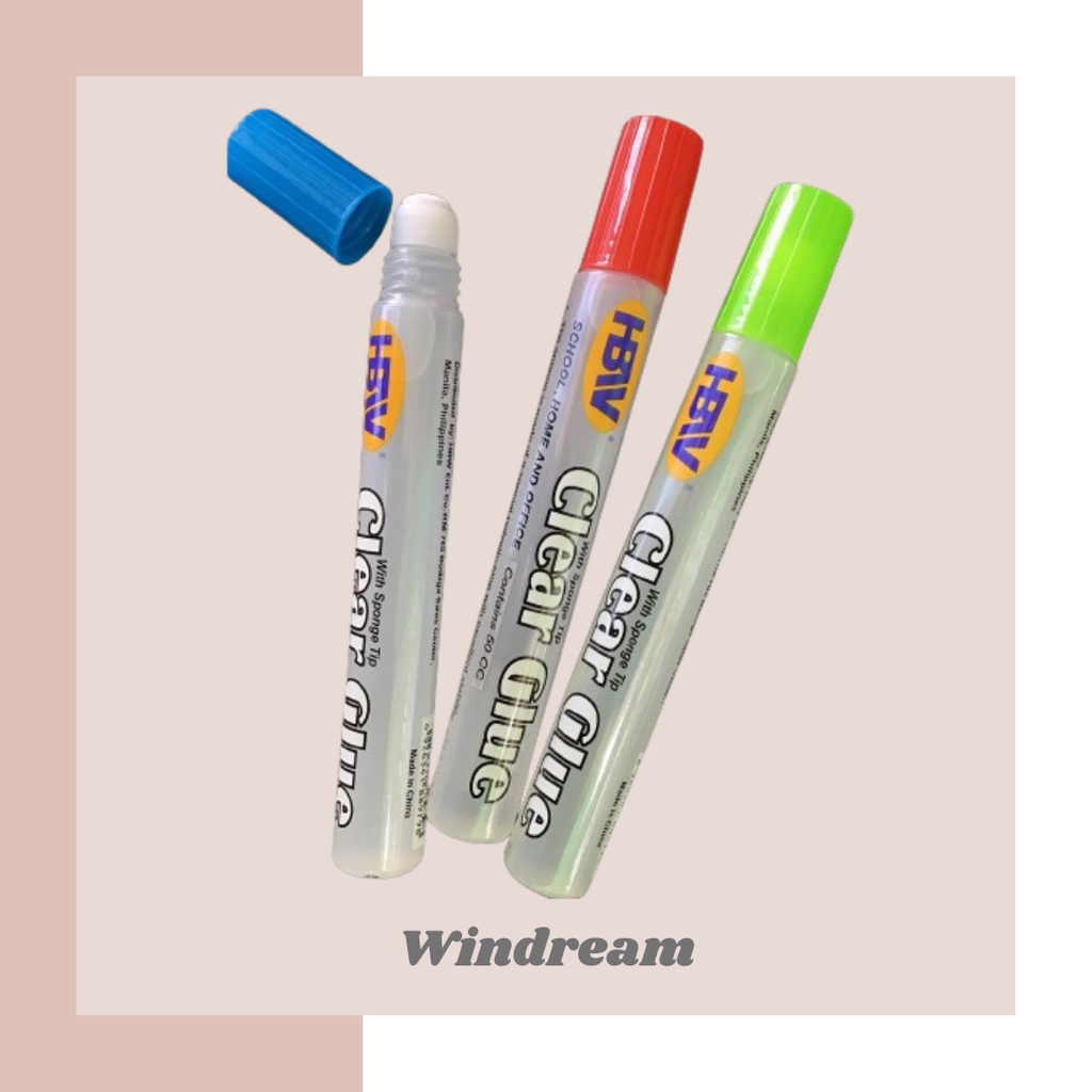 Clear Glue 50ml hbw or moy | Shopee Philippines