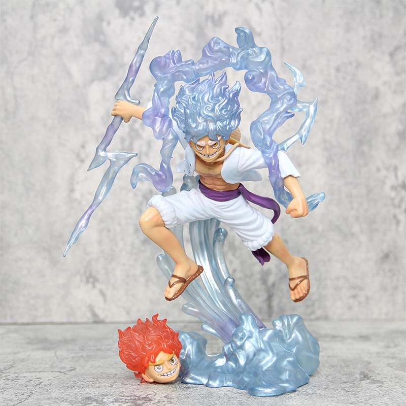 Tyrannosaurus Club Nica Luffy Double-Headed Carving One Piece GK Fifth ...