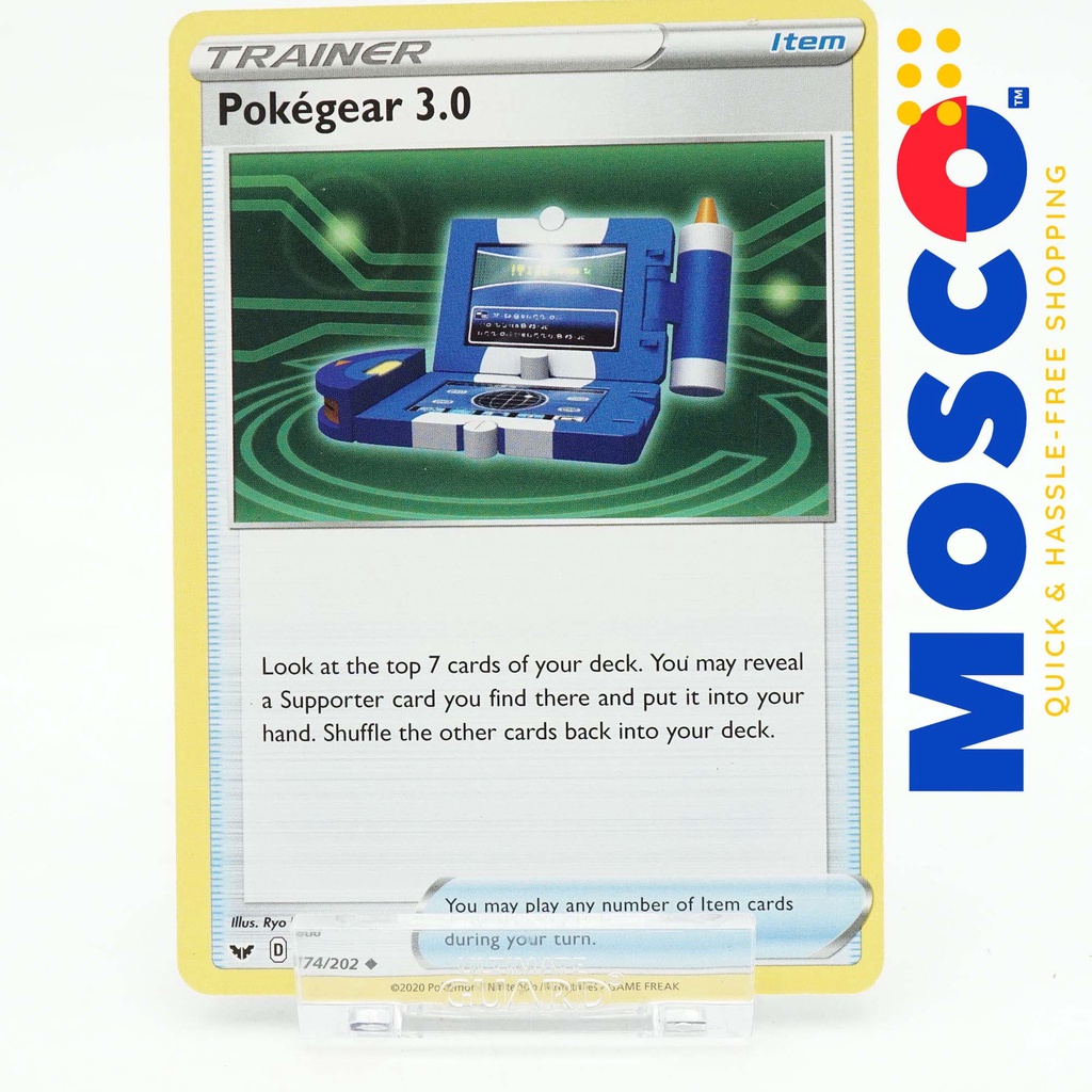 Pokegear 3.0 - 174/202 - Uncommon Sword & Shield | Item Card Pokemon ...