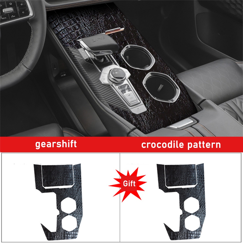 Car-Styling Carbon Fiber Car Interior Center Console Color Change ...