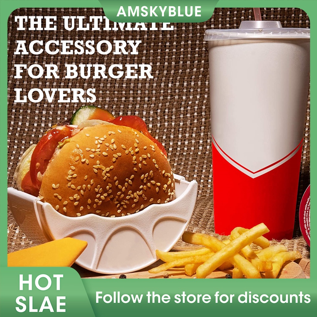 AMH-Hamburger Meat Beef Press Patty Mould Burger Holder DIY Plastic ...