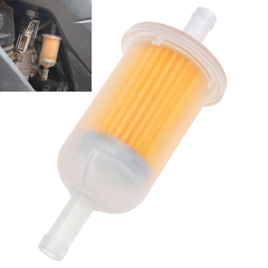 8mm Motorcycle Oil Filter Inline Gas Fuel Filter Motorcycle Scooter ...
