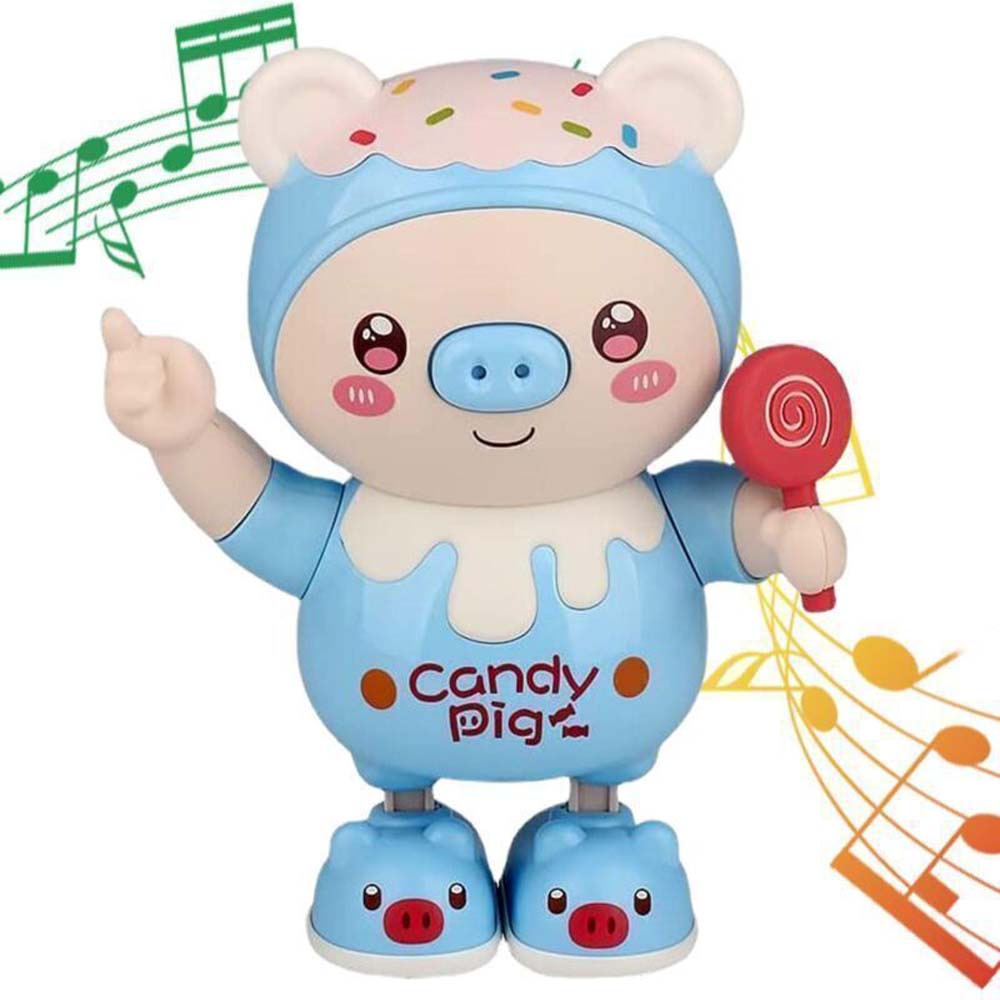 Dancing Pig Toy With Music And Lights Swing Piggy Early Educational ...