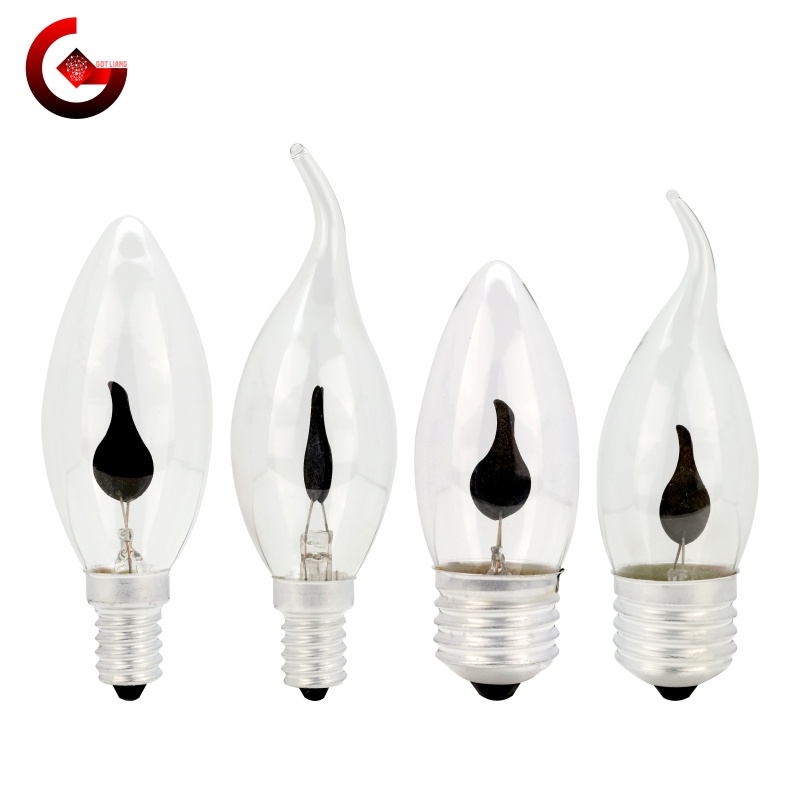 Got Liang LED Bulb Flame Effect Candle Light Vintage Edison E14 E27 3W ...