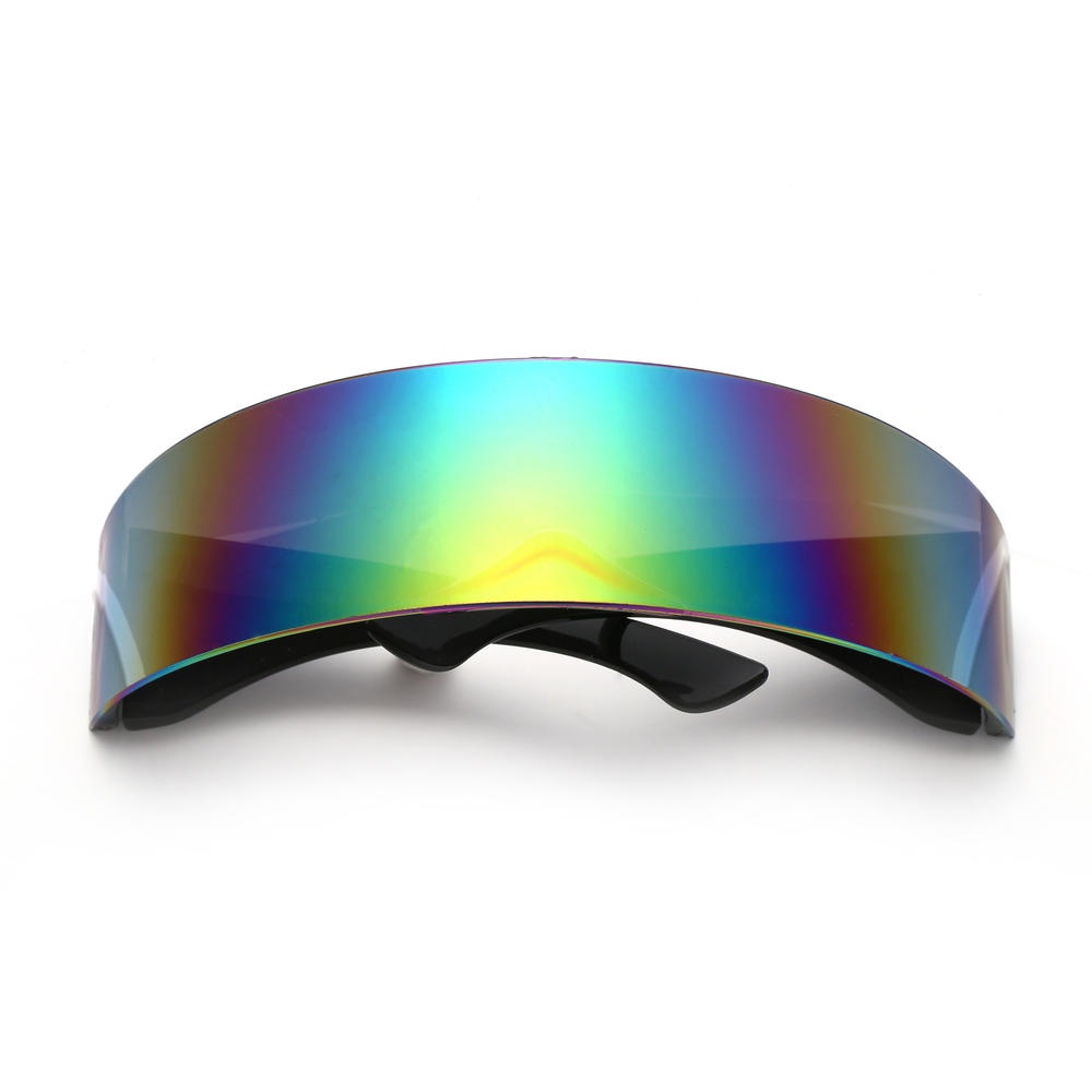 Futuristic Narrow Cyclops Visor Sunglasses Laser Eyeglasses UV400 ...