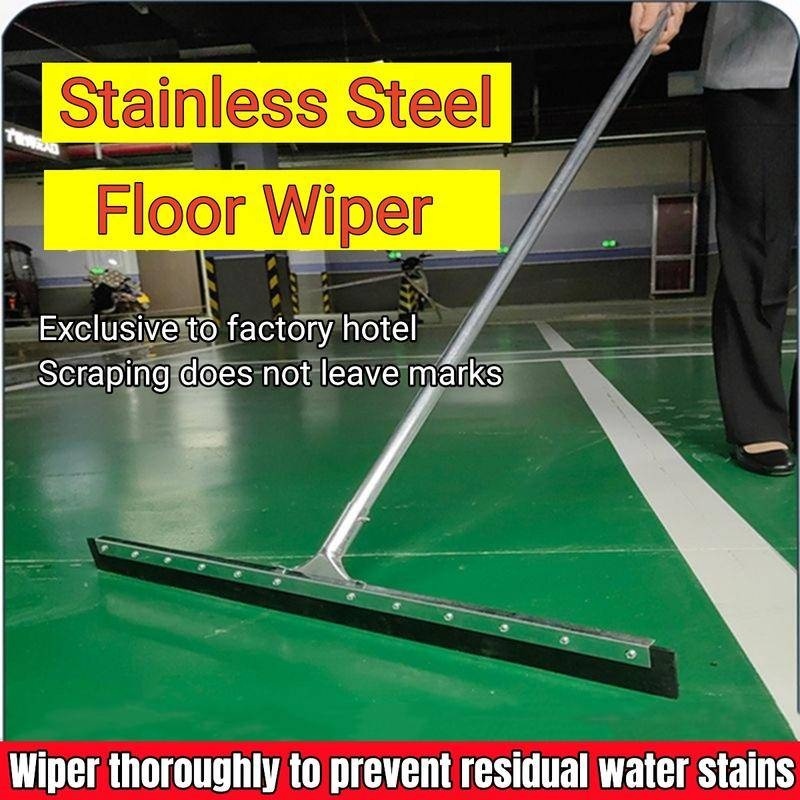 Heavy Stainless Steel Rod,40/60/80cm Rubber Blade Length Floor Wiper ...