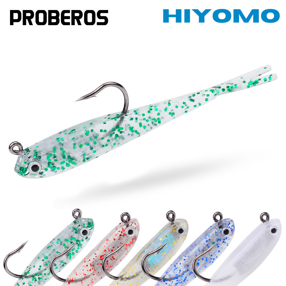 PROBEROS 1PCS Soft Lure Shad Tail 7cm 5g Jig Lure Silicone Fishing Bait ...