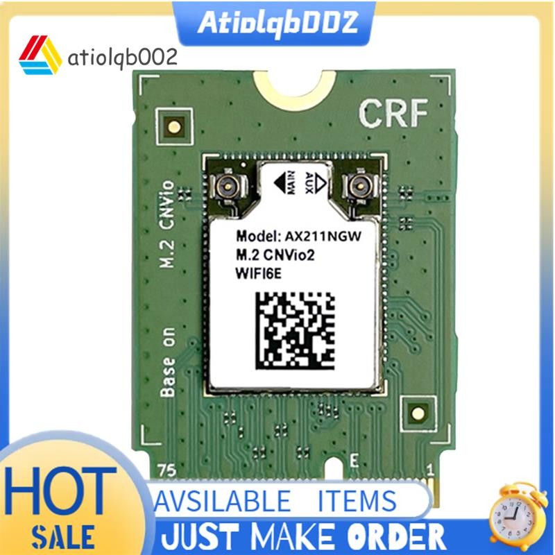 AX211NGW WiFi 6E Card 2.4G&5G&6G M.2 CNVio Bluetooth 5.3 802.11AX ...